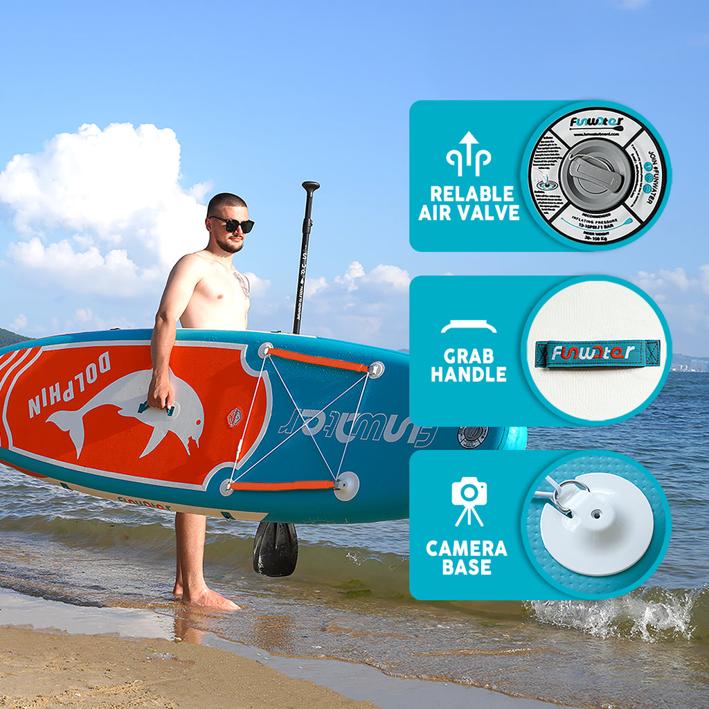 Dolphins 10'6" Inflatable Paddle Board